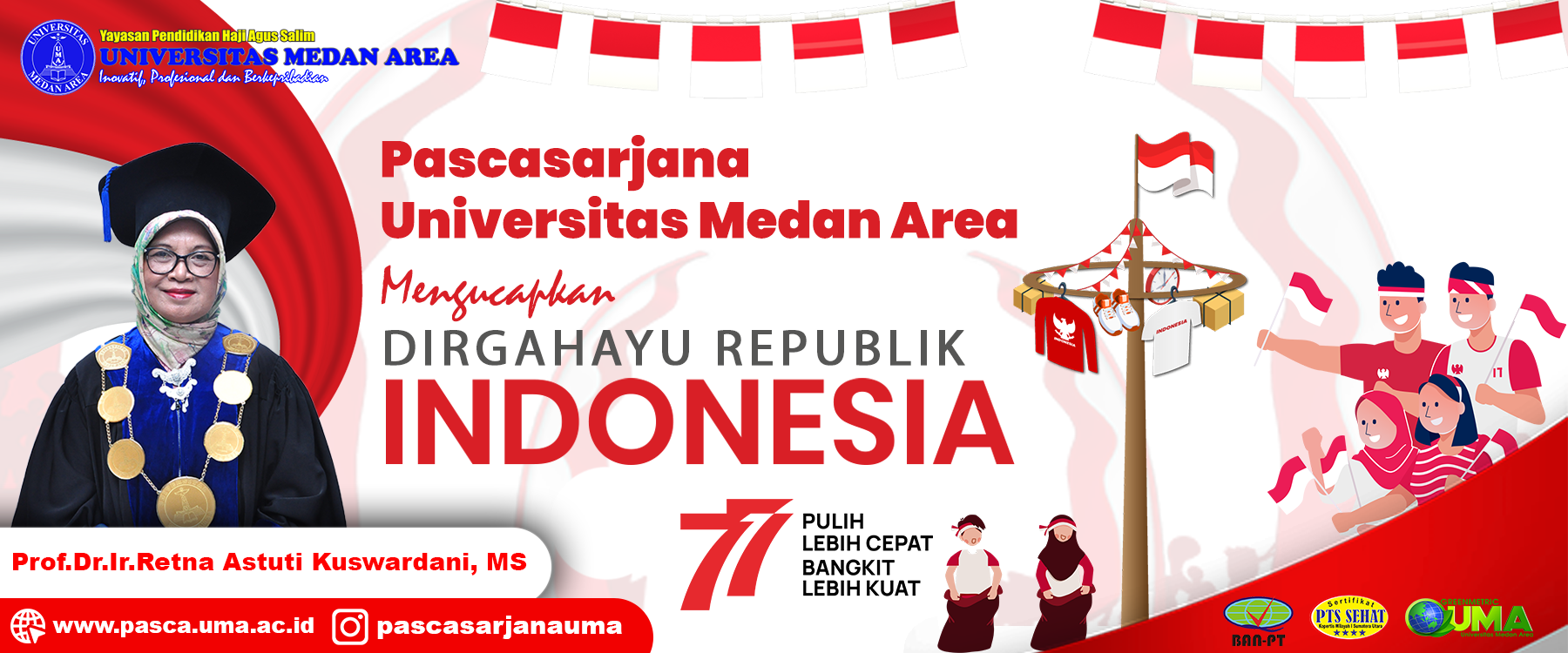 HUT RI 2022 - Program Studi Magister Ilmu Hukum Terbaik di Sumut