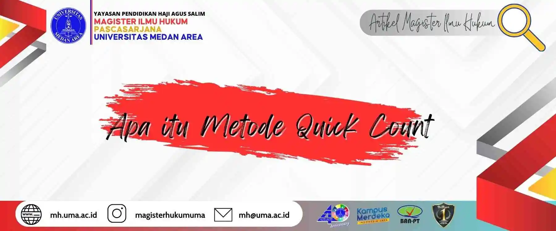 Apa itu Metode Quick Count - Program Studi Magister Ilmu Hukum Terbaik ...