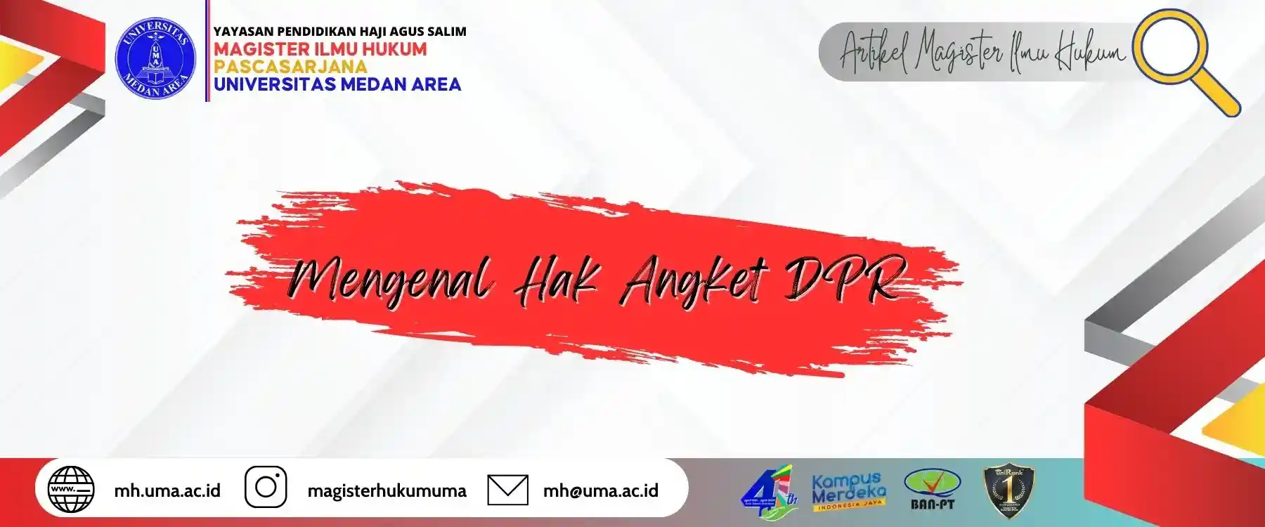 Mengenal Hak Angket DPR - Program Studi Magister Ilmu Hukum Terbaik di ...